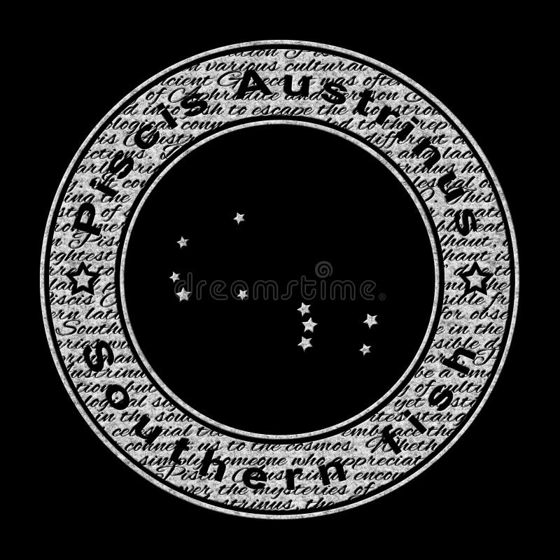 Piscis Austrinus Star Constellation, Southern Fish Constellation Stock ...