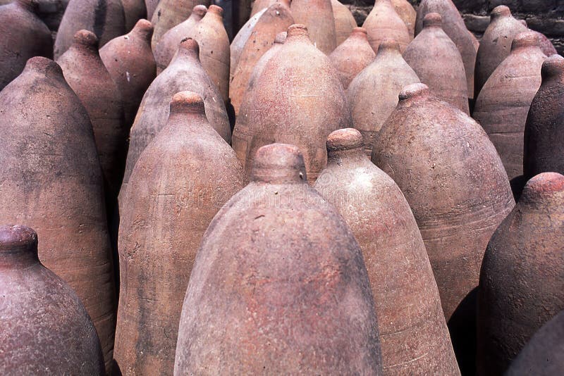 Pisco Ceramics in the Destilery Place, in Pisco, Stock Photo - Image of ...