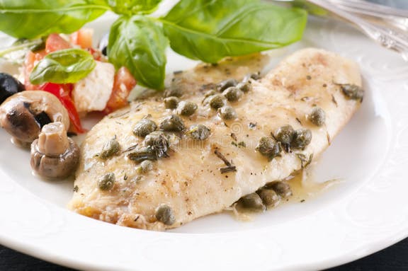 PIsh piccate stock photo. Image of darter, fesh, fish - 23277116