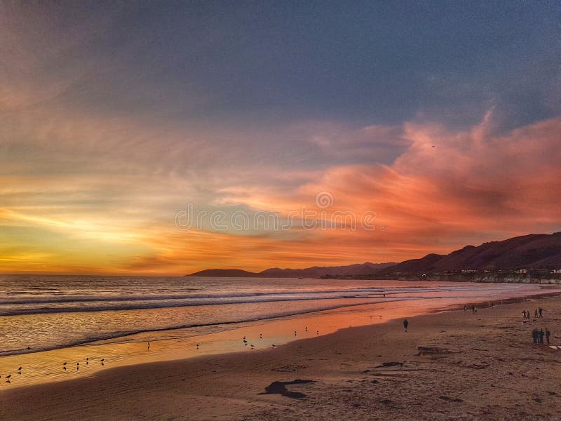711 Pismo Beach Sunset Stock Photos - Free & Royalty-Free Stock Photos ...