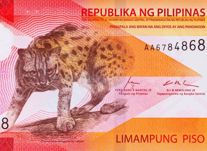 50 Piso Philippines, New Polymer Note 2025 with Visayan Leopard ...