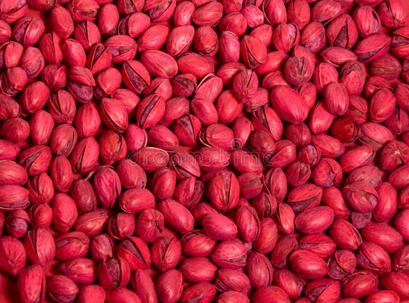 Pistaches rouges image stock. Image du pistache, rouge - 1614473