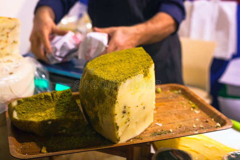 Pistachio nut cheese stock photo. Image of cheese, gourmet - 50066190