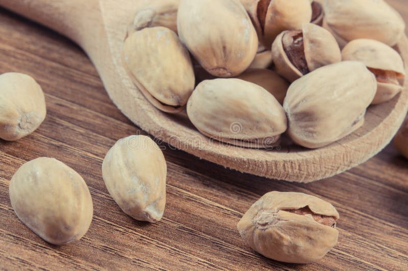 Pistachio Nuts As Source Vitamins and Minerals. Healthy Eating Stock ...