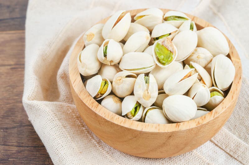 Pistachio in Shell Nuts in Bowl Stock Image - Image of peeled, crunchy ...