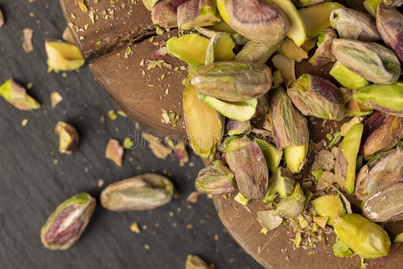 Pistachios Peeled Shell Crunchy Nuts Shells Cut Stock Photos - Free ...