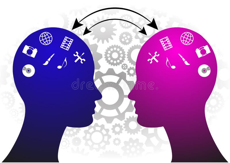 Entendimiento Mutuo. Ejemplo Conceptual Stock de ilustración ...