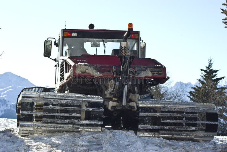 Piste basher stock photo. Image of alpine, resort, mountain - 8369536