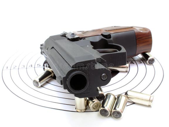 Pistol stock image. Image of criminal, sample, army, pistol - 16324293