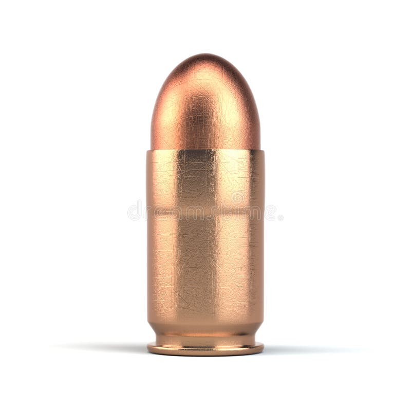 Pistol bullet stock photo. Illustration of ammo, fire - 202173844