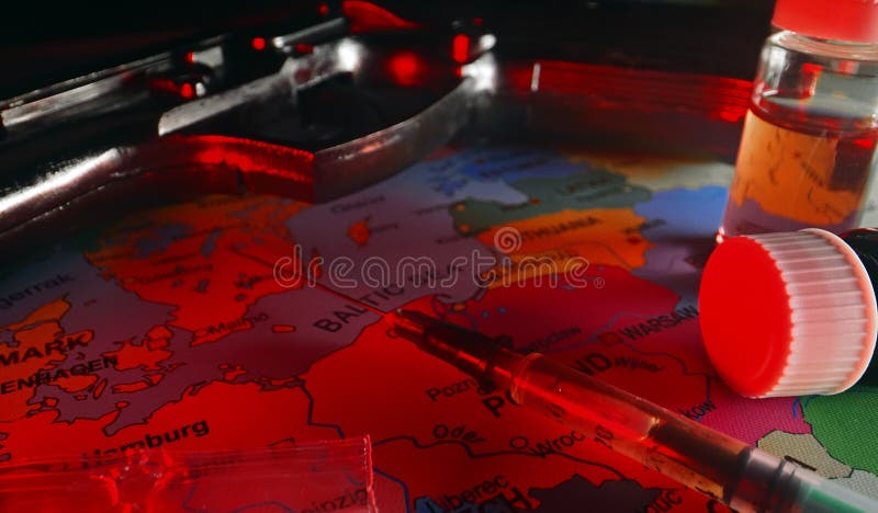 Pistol, drugs and weeds stock image. Image of addiction - 278200587