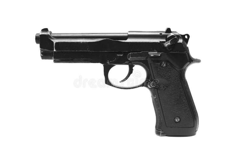 Pistol handgun weapon stock photo. Image of fire, defense - 73771524