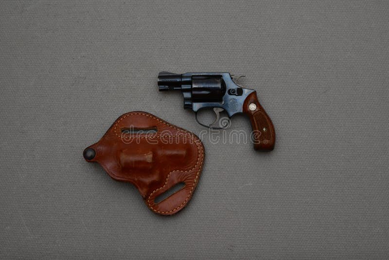 Pistol Smeet Wesson Made in USA Stock Image - Image of finger, hand ...