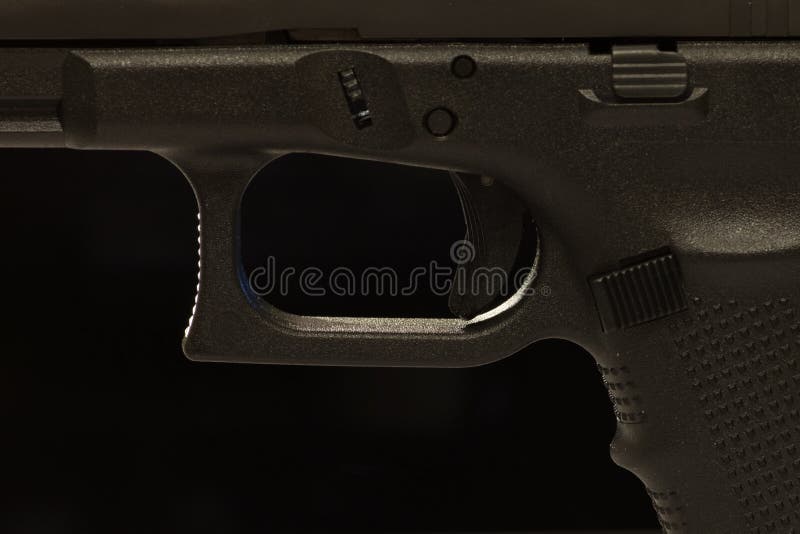 Pistol Trigger stock photo. Image of semi, handgun, grip - 48003514