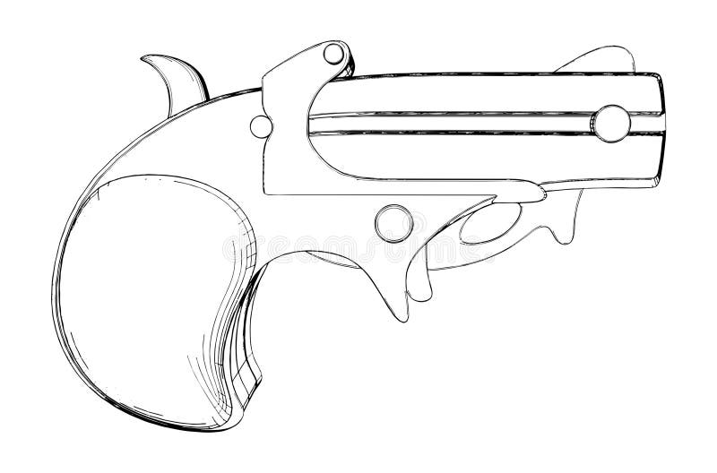 Deringer Stock Illustrations – 1 Deringer Stock Illustrations, Vectors ...