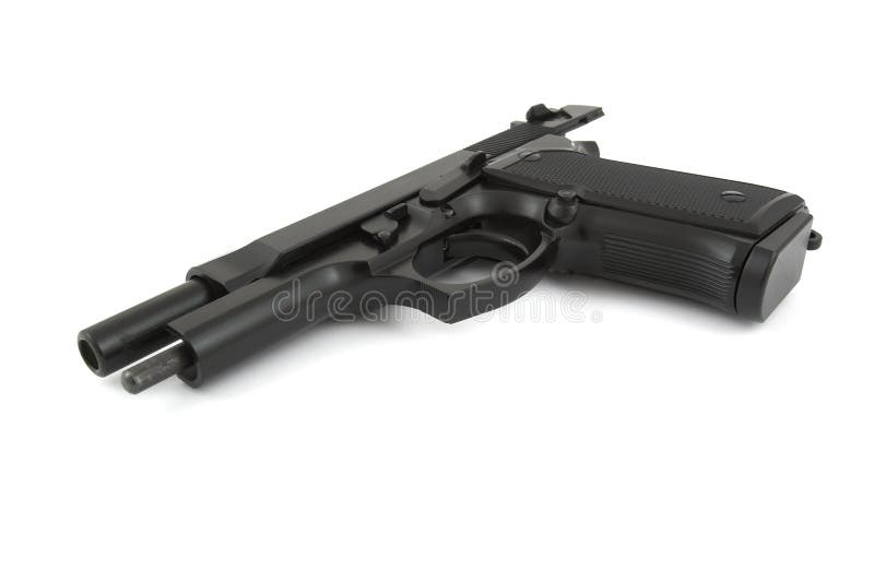 Pistolet kaliber 9 mm, zdjęcie stock. Obraz złożonej z beretta - 3948660