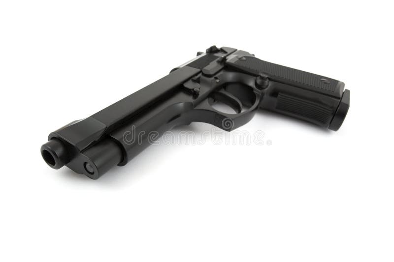 Pistolet kaliber 9 mm, zdjęcie stock. Obraz złożonej z pistolet - 4018004