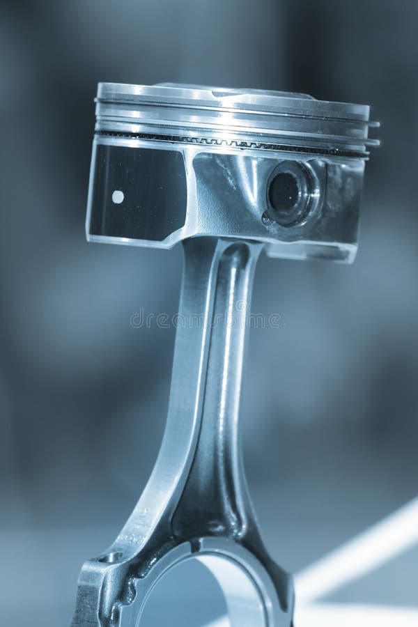 Piston stock photo. Image of piston, blue, vehicle, engineering - 13733644