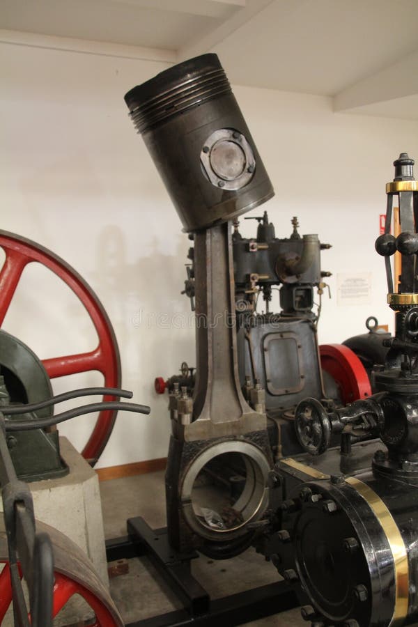 Piston and Connecting Rod stock image. Image of industry - 355748455