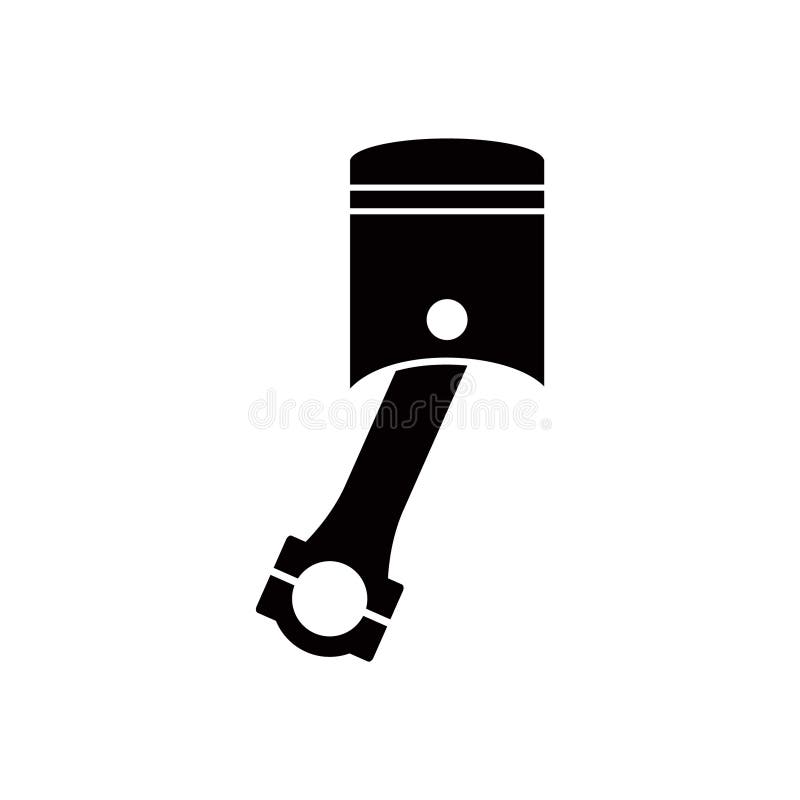 Piston Engine Icon Vector Logo Design Template Stock Vector ...