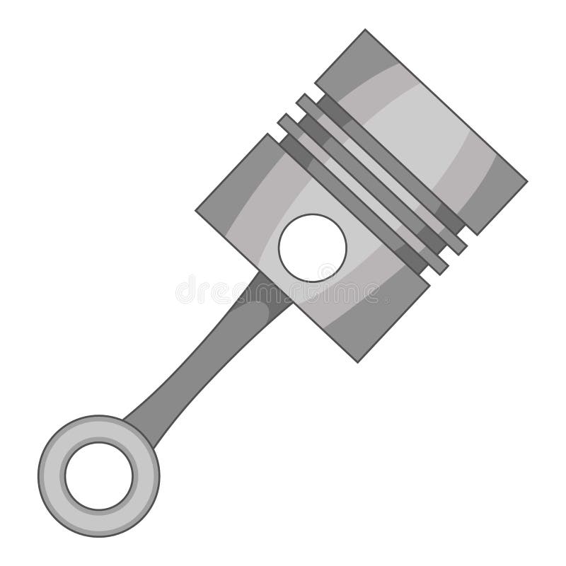 Piston icon, cartoon style stock vector. Illustration of race - 85131992
