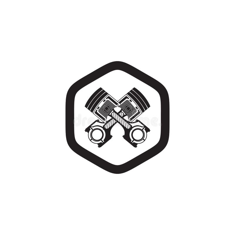 Piston Icon Logo Design Vector Template Stock Vector - Illustration of ... Piston Icon Logo Design Vector Template Stock Vector - Illustration of ...