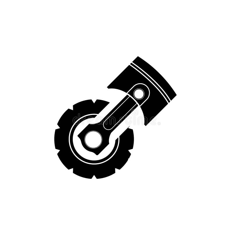 Piston Icon Logo Vector Design Template Stock Illustration ...