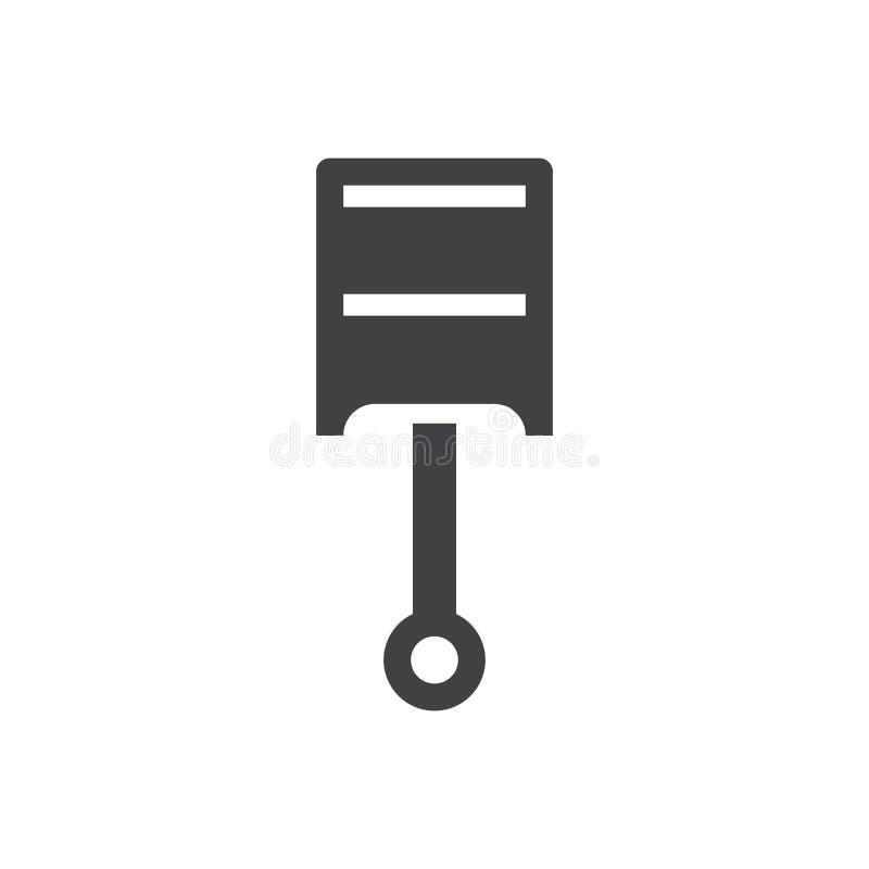 Piston icon stock illustration. Illustration of symbol - 374374355