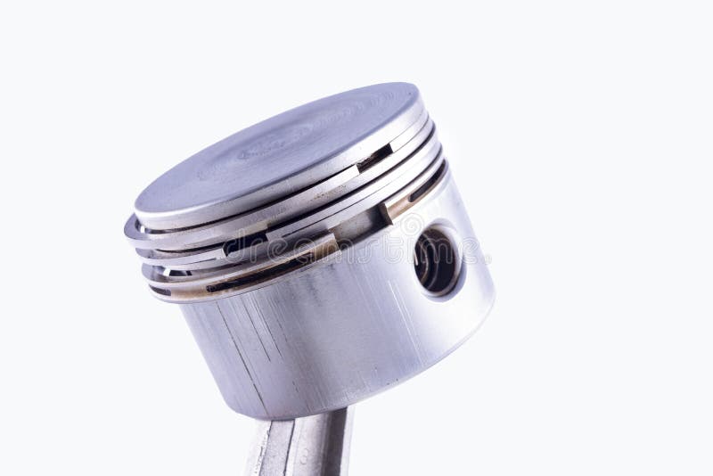 Piston of a Small Internal Combustion Engine. Spare Parts for Repair in ...