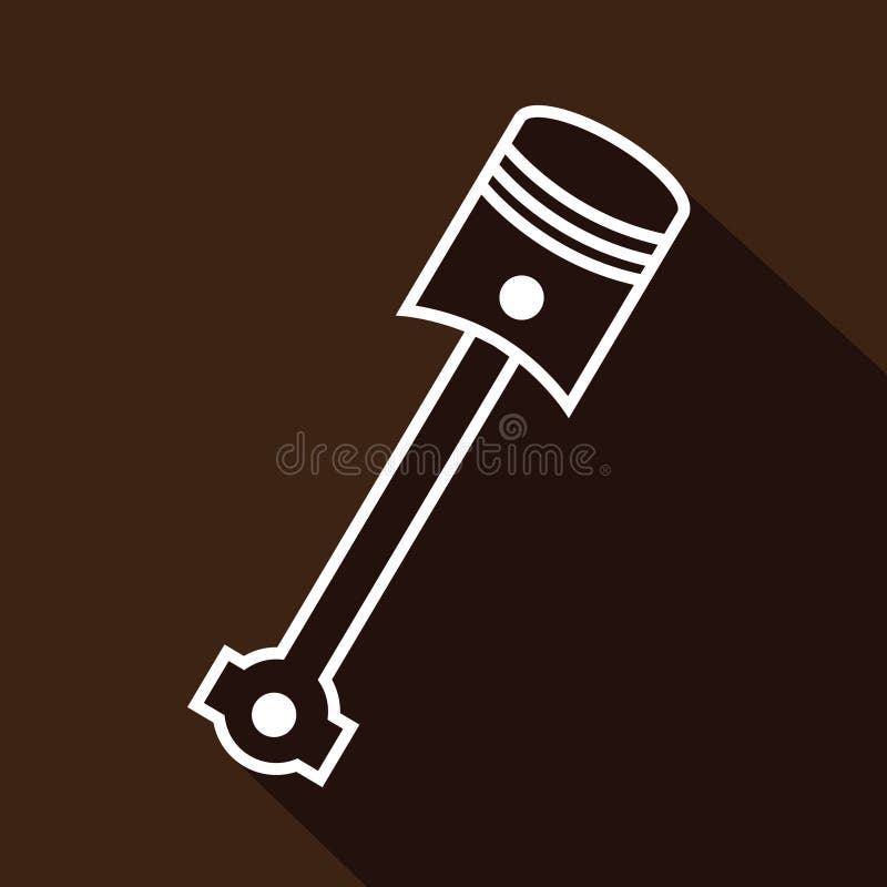 Piston. Vector Illustration Decorative Design Stock Vector ...