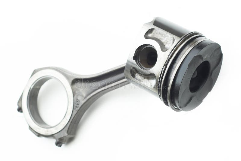 Pistone Da Un Motore Di Automobile. Fotografia Stock - Immagine di ...