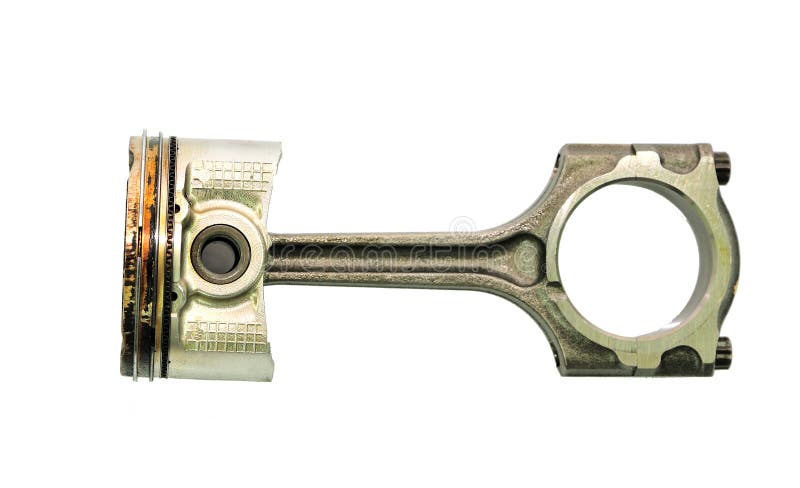 Pistone Da Un Motore Di Automobile. Fotografia Stock - Immagine di ...