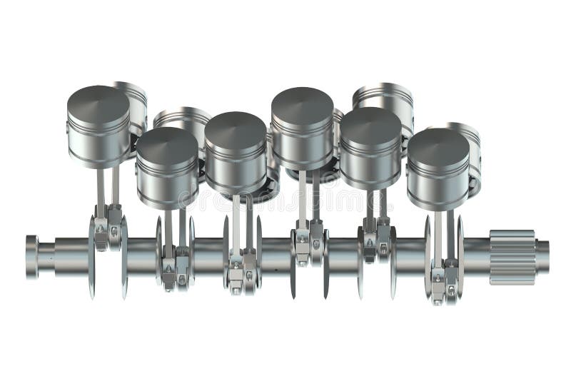Pistoni motore V12 3D illustrazione di stock. Illustrazione di motore ...