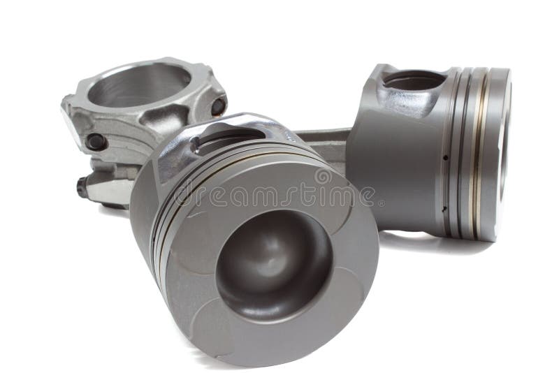 Pistons and Connecting Rods Stock Photo - Image of diesel, metal: 75874090