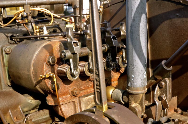 Pistons on a steam engine stock image. Image of motor - 77636513