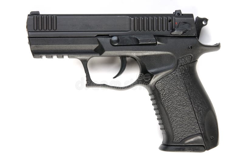 Glock 9mm pistool stock foto. Image of halfautomatisch - 14558326