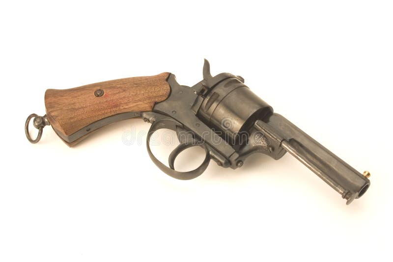 Pistool stock afbeelding. Image of wapens, revolver, politie - 4440231