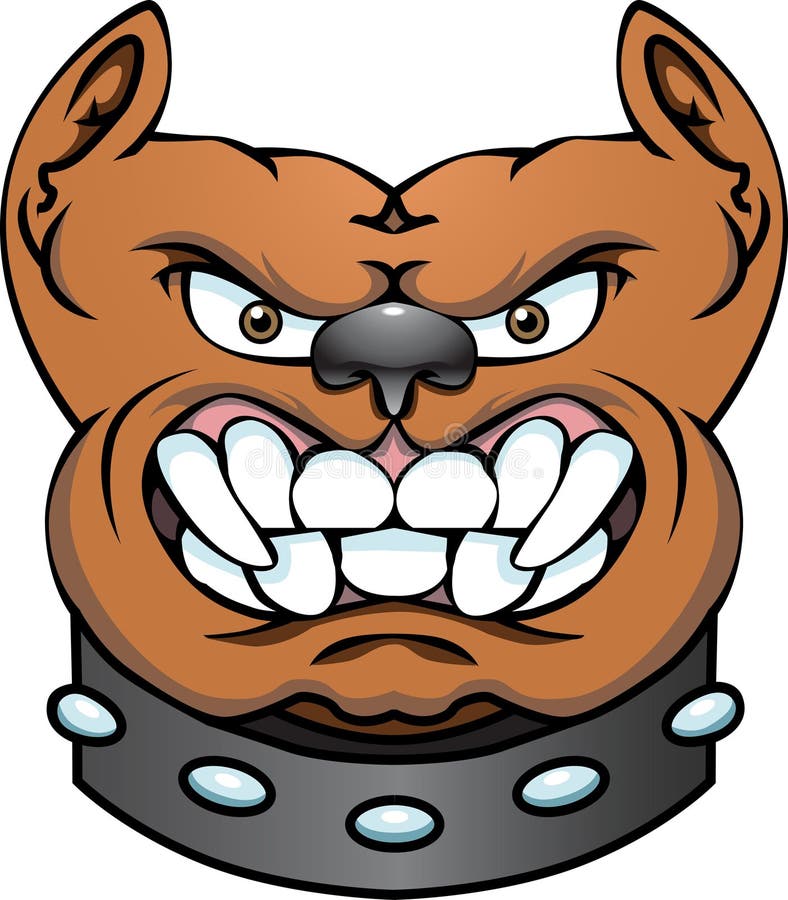 Cartoon Bulldog stock illustration. Illustration of sports - 3882633