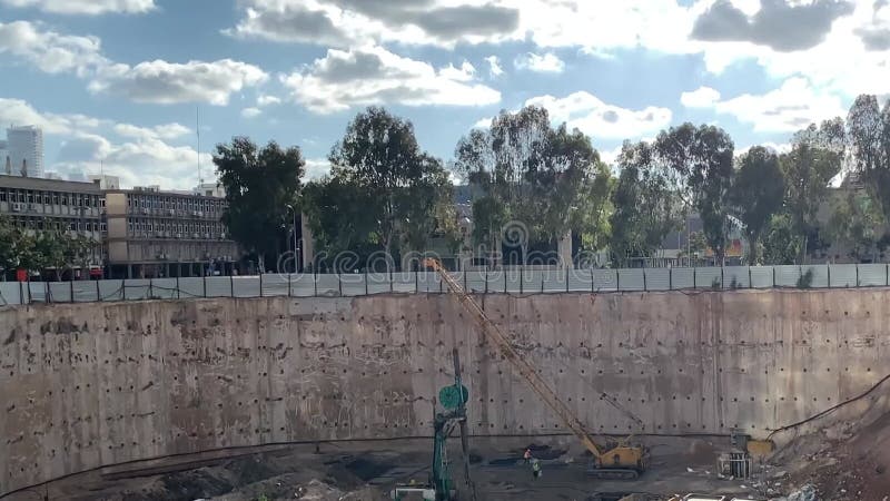 Pit for the Construction of a Multi-storey Building Stock Footage ...