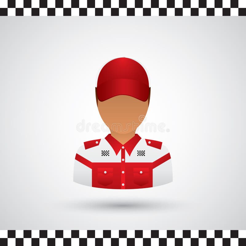 Pit Crew. Vector Illustration Decorative Design Stock Vector ...