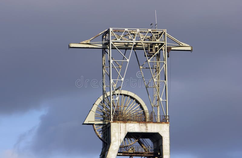 Pit Head Wheel stock photo. Image of steel, mining, lift - 2000010