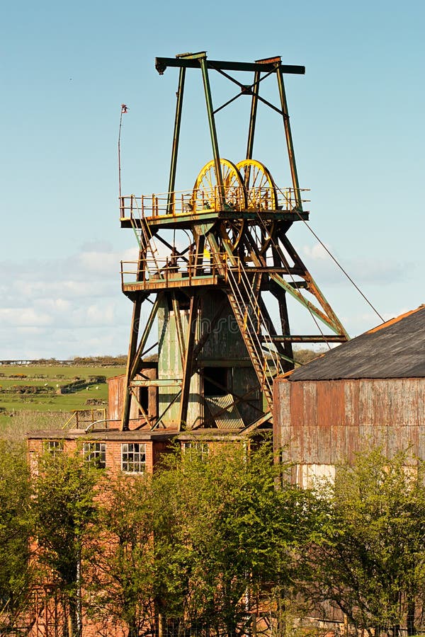Colliery Pit Head Wheels stock photo. Image of wheel, urban - 2000568