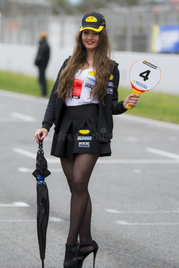 Pit Lane Girls redactionele stock foto. Image of vrij - 51753083