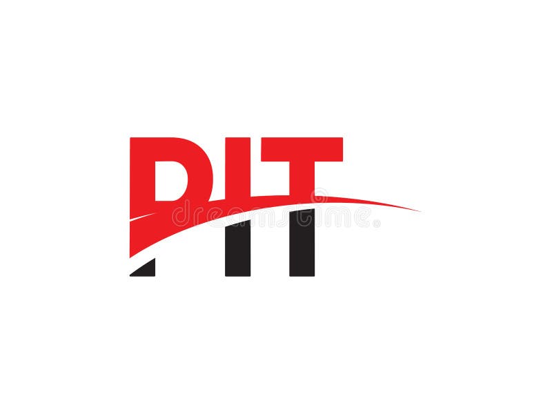 PIT Letter Initial Logo Design Vector Illustration Stock Vector ...