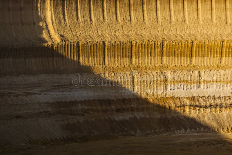 Pit Mine Wall stock photo. Image of shadow, light, germany - 38820814