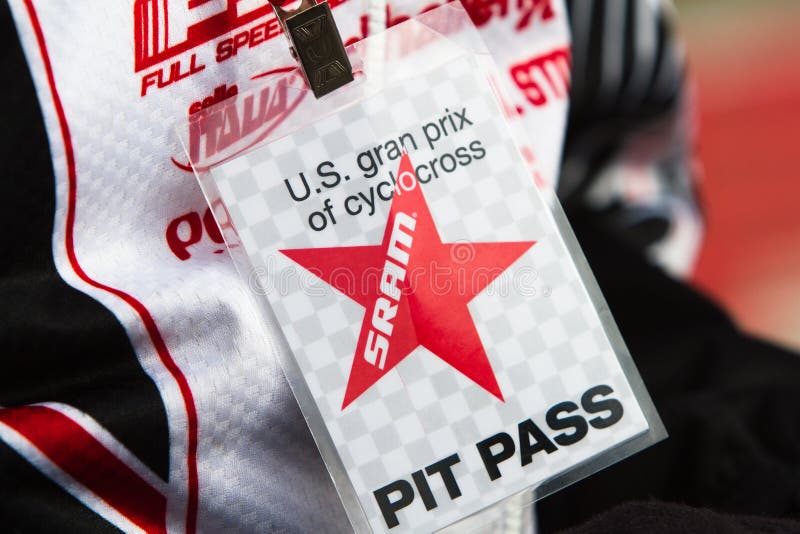Pit Pass from the US Grand Prix Cyclocross 2011 Editorial Stock Image ...