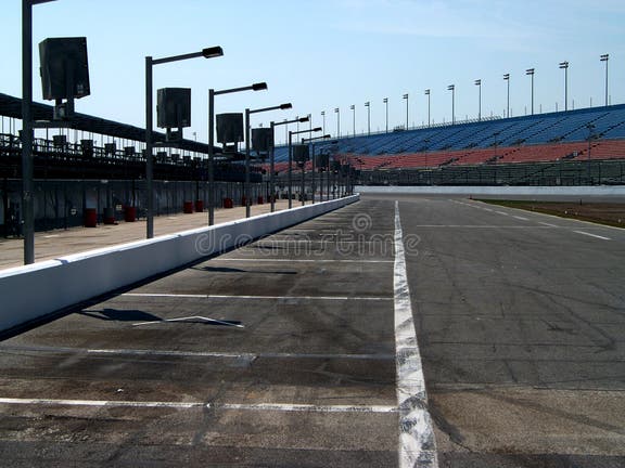 Pit Row stock image. Image of asphalt, cars, daytona, pits - 56565
