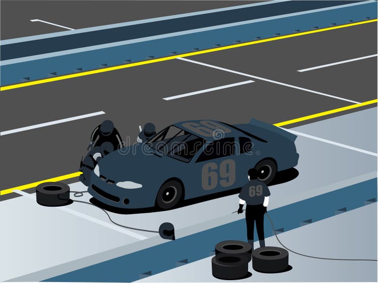 Race Track Pit Stop Stock Illustrations – 966 Race Track Pit Stop Stock ...