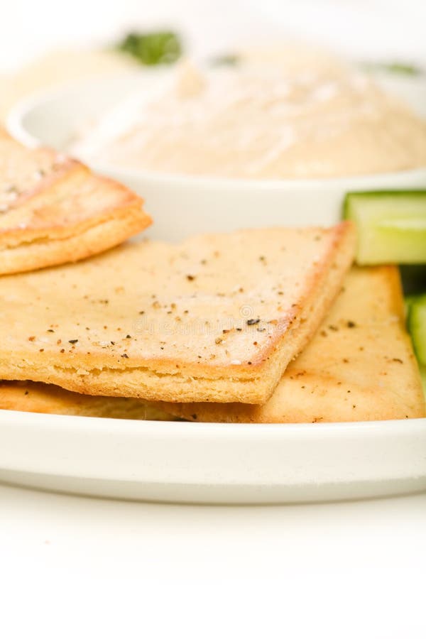 Pita Chip and Vegetable Platter Stock Photo - Image of tray, cucumber ...