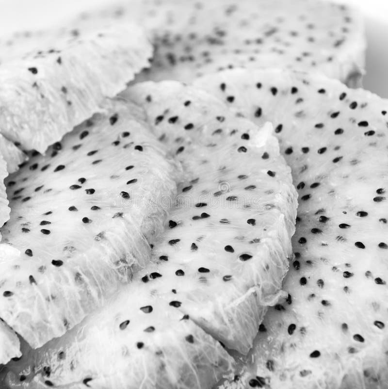 Pitaya - Dragon Fruit. Cut in Slices Stock Image - Image of cactus ...